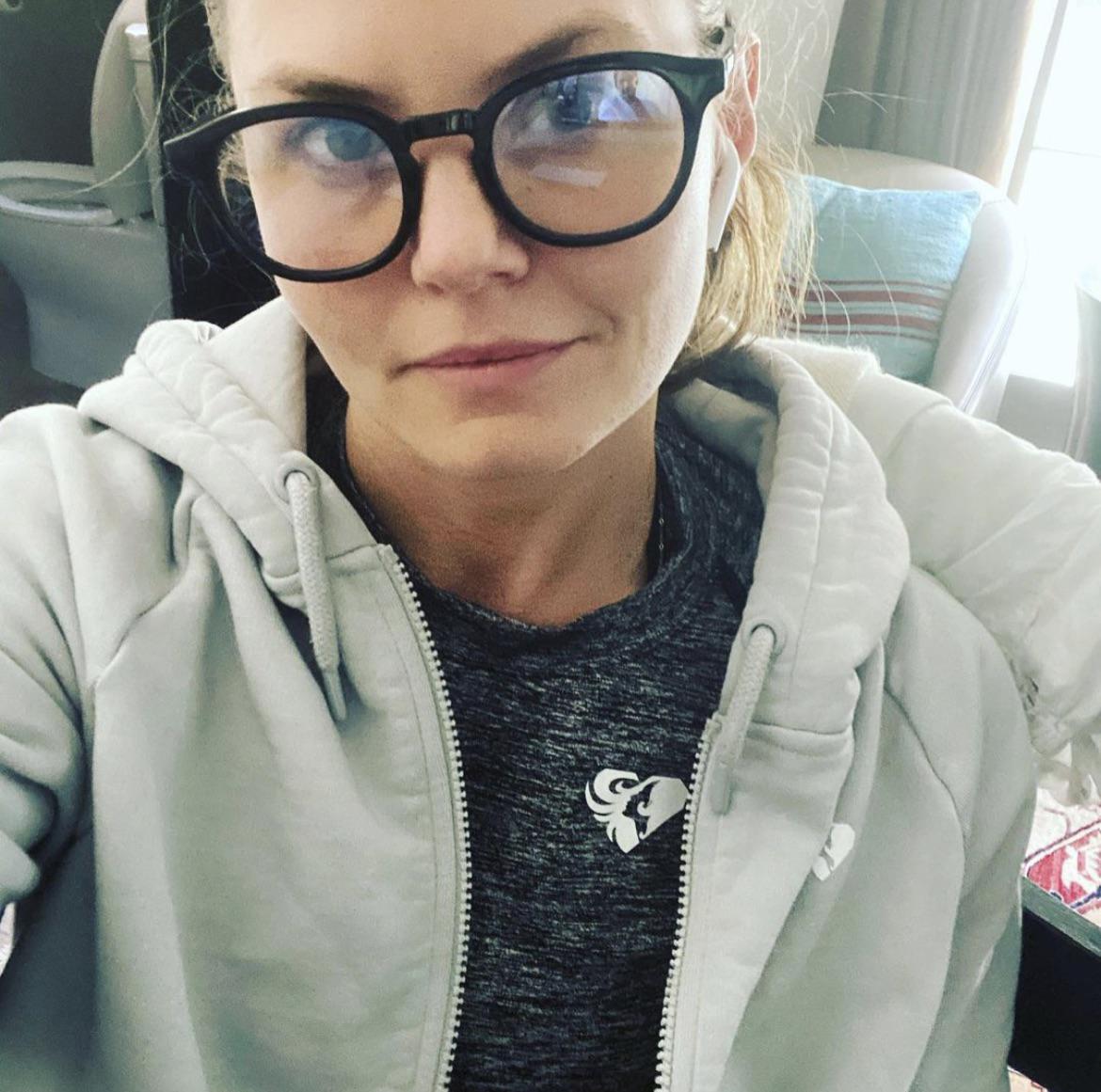 Blonde Cute Mom Selfie