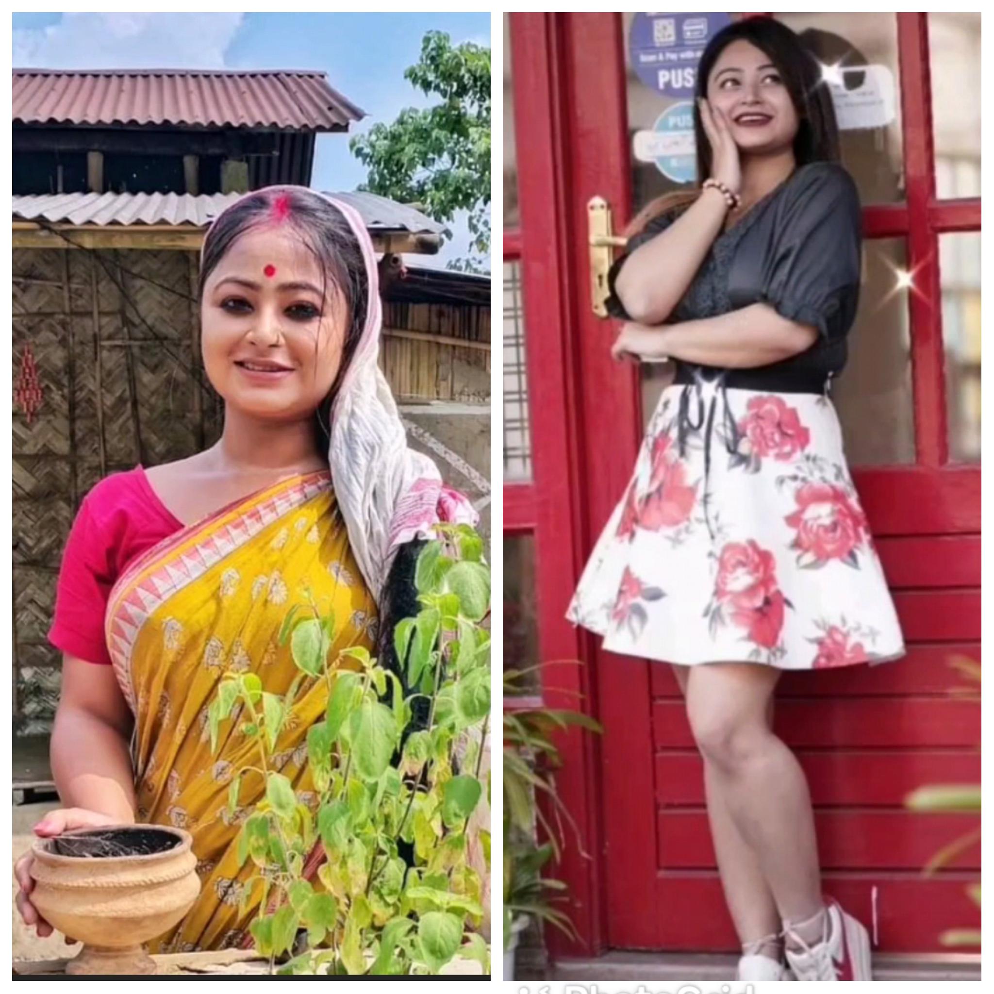 Nri Woman In Saree